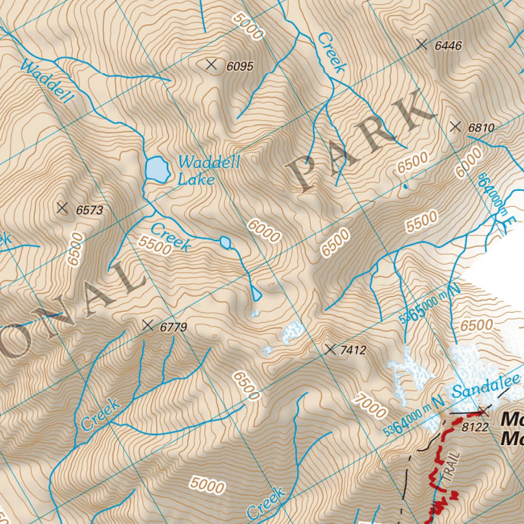 Pacific Crest National Scenic Trail - Map 10 Seg 3 - Northern ...