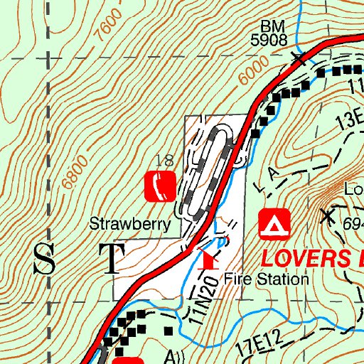 Pyramid Peak Map by US Forest Service R5 | Avenza Maps