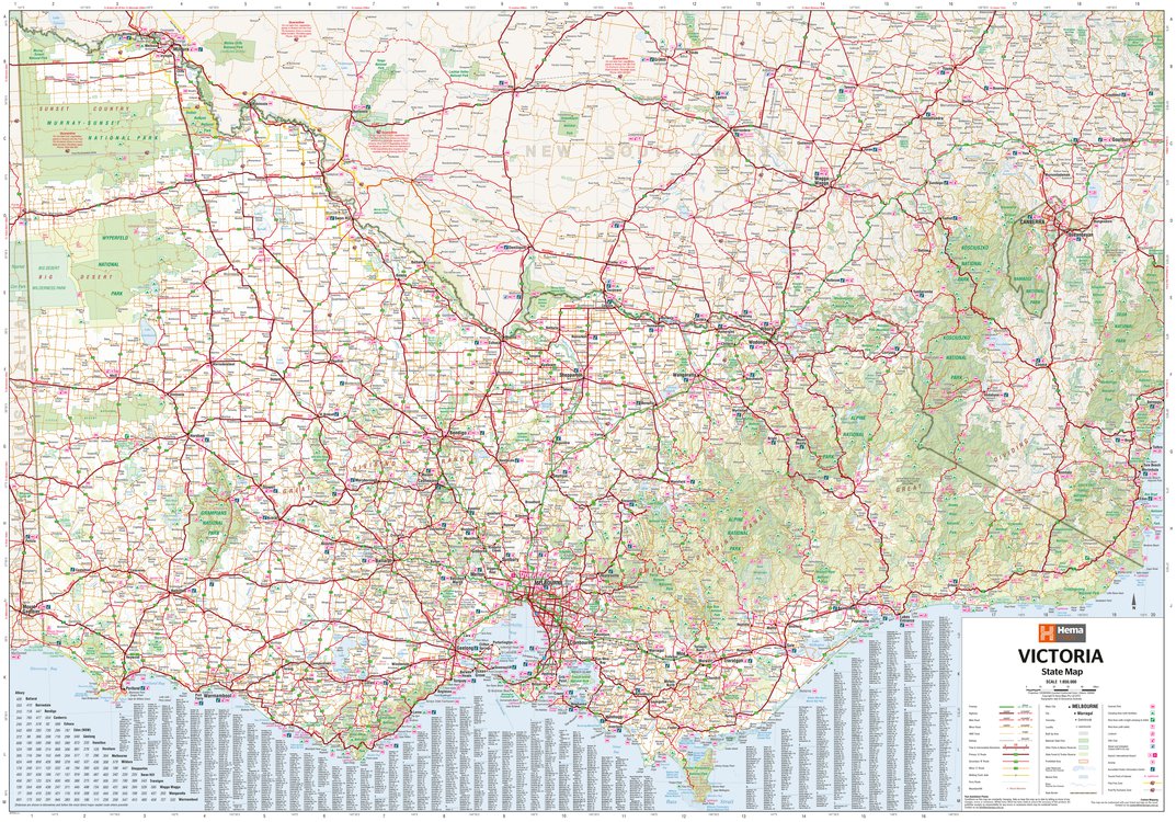 Hema - Victoria State Map by Hema Maps | Avenza Maps