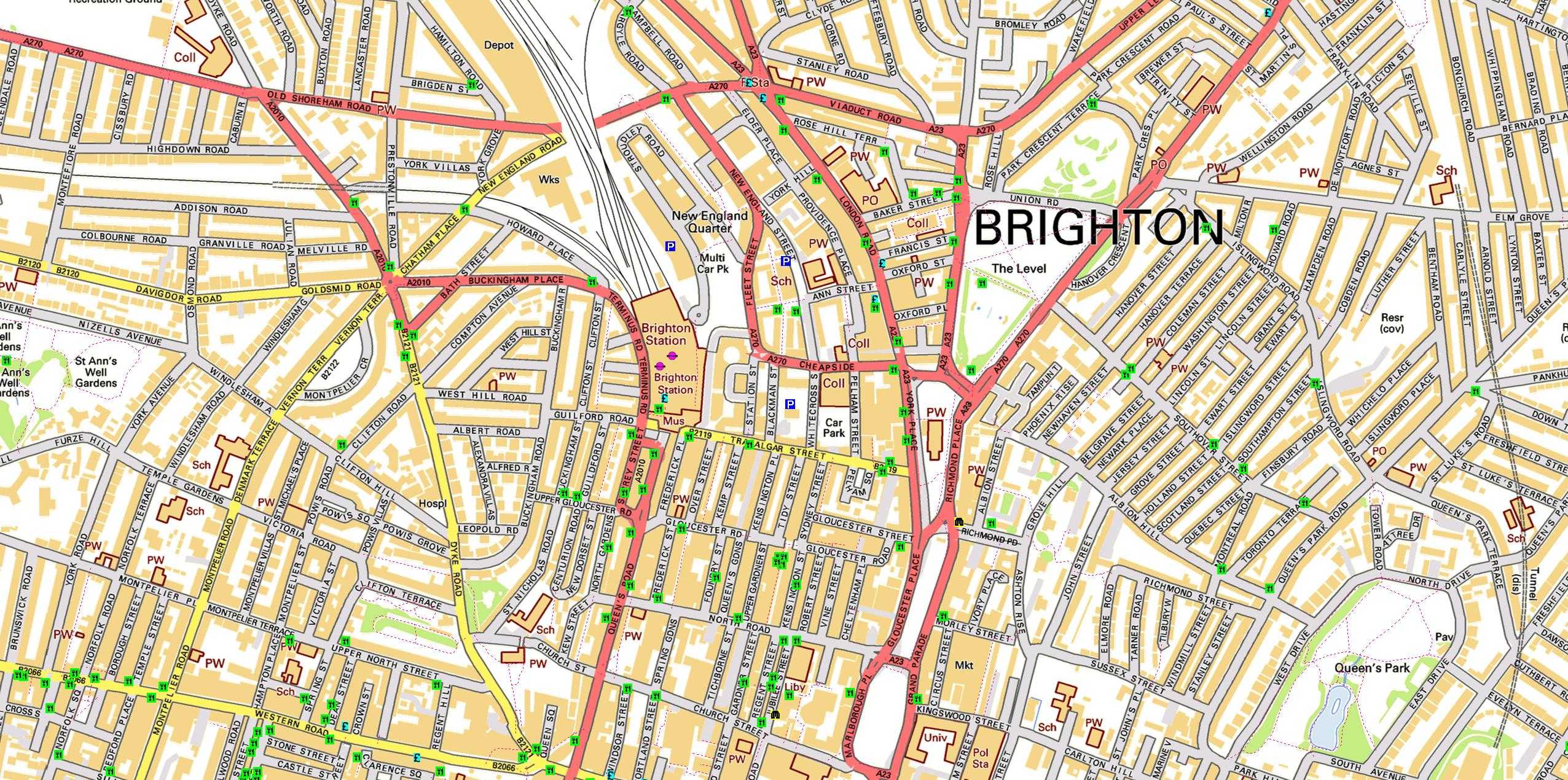 Rugby Venue - Brighton Map by Paul Johnson - Offline Maps | Avenza Maps