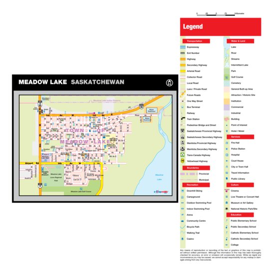 Meadow Lake, SK Map by Mapmobility Corp. | Avenza Maps