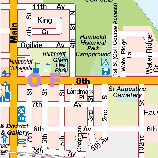 Humboldt, SK Map by Mapmobility Corp. | Avenza Maps