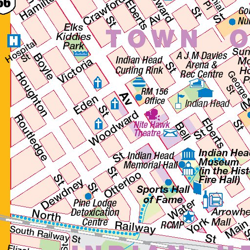 Indian Head, SK Map by Mapmobility Corp. | Avenza Maps