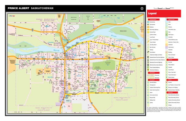 Prince Albert, SK Map by Mapmobility Corp. | Avenza Maps