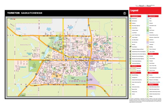 Yorkton, SK Map by Mapmobility Corp. | Avenza Maps