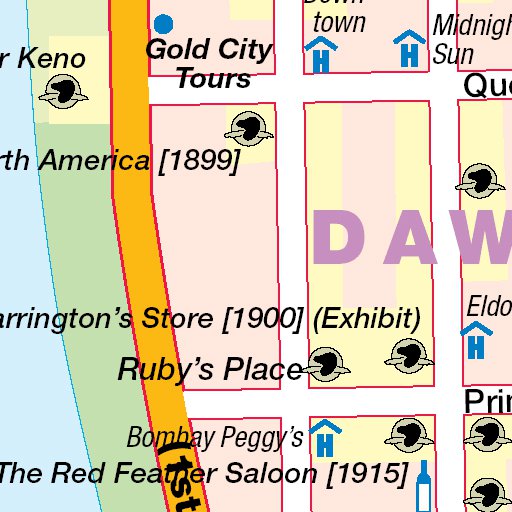 Dawson City, YT Map by Mapmobility Corp. | Avenza Maps