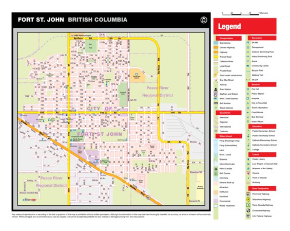 Fort St. John, BC Map by Mapmobility Corp. | Avenza Maps