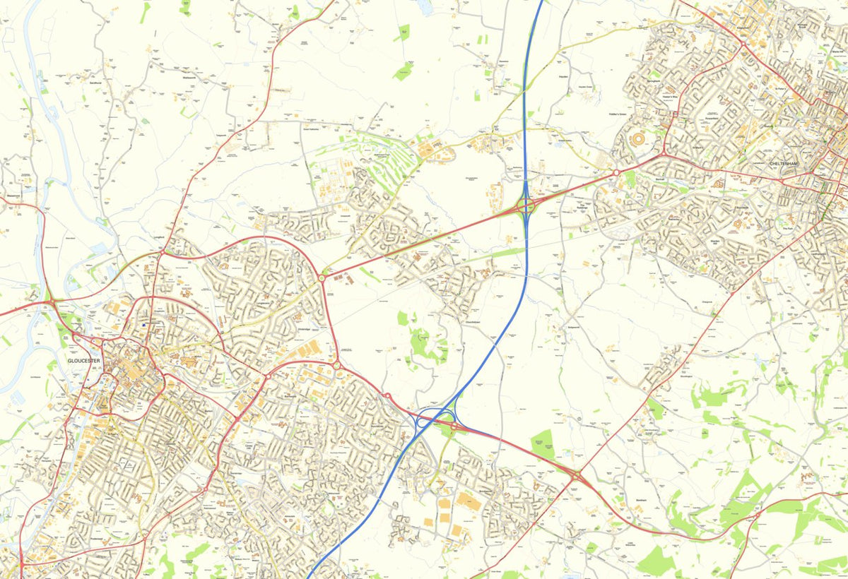 Rugby Venue - Gloucester Map by Paul Johnson - Offline Maps | Avenza Maps