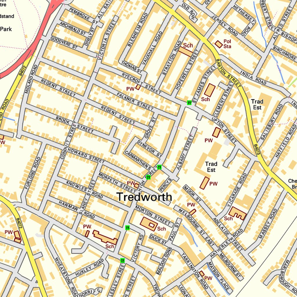 Rugby Venue - Gloucester Map by Paul Johnson - Offline Maps | Avenza Maps