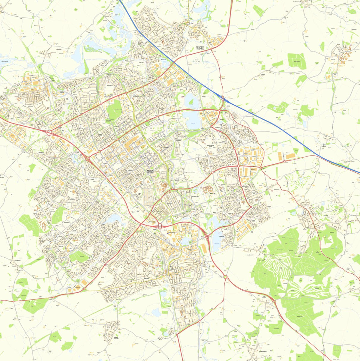Rugby Venue - Milton Keynes Map by Paul Johnson - Offline Maps | Avenza ...