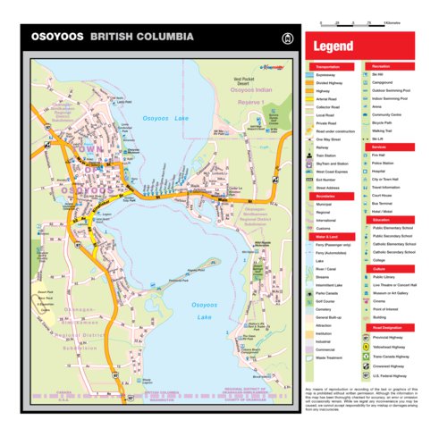 Osoyoos, BC Map by Mapmobility Corp. | Avenza Maps
