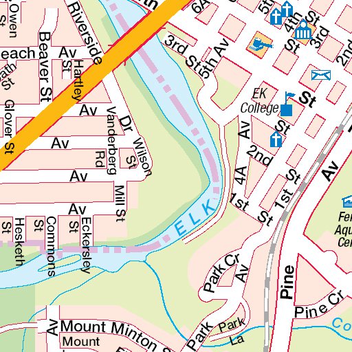 Fernie, BC Map by Mapmobility Corp. | Avenza Maps