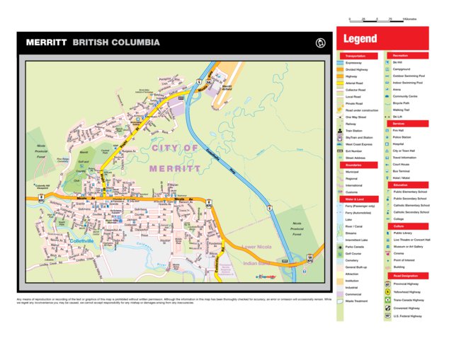 Merritt, BC Map by Mapmobility Corp. | Avenza Maps
