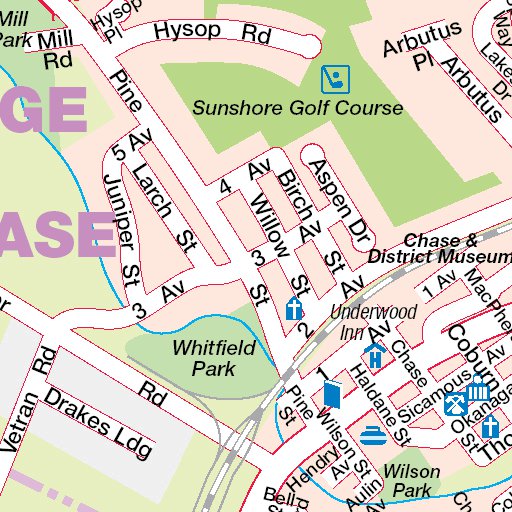 Chase, BC Map by Mapmobility Corp. | Avenza Maps