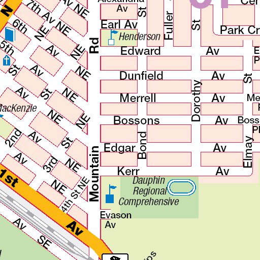 Dauphin, MB Map by Mapmobility Corp. | Avenza Maps