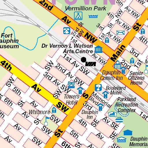 Dauphin, MB Map by Mapmobility Corp. | Avenza Maps