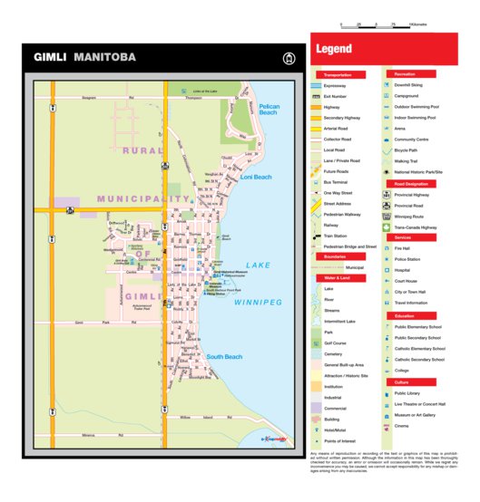 Gimli, MB Map by Mapmobility Corp. | Avenza Maps