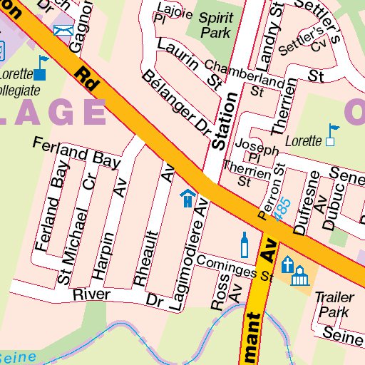 Lorette, MB Map by Mapmobility Corp. | Avenza Maps