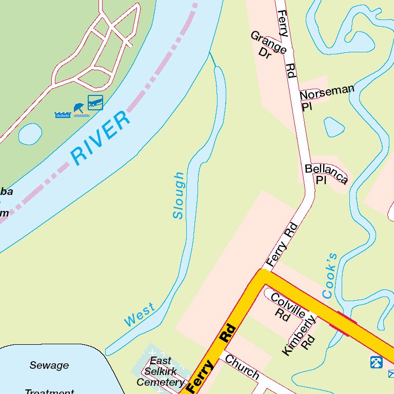 Selkirk, MB Map by Mapmobility Corp. | Avenza Maps