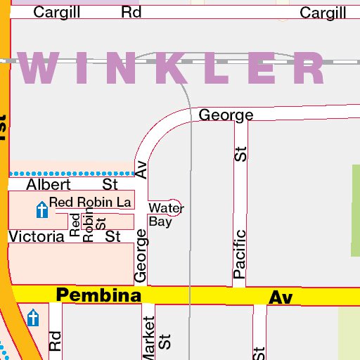 Winkler, MB Map by Mapmobility Corp. | Avenza Maps