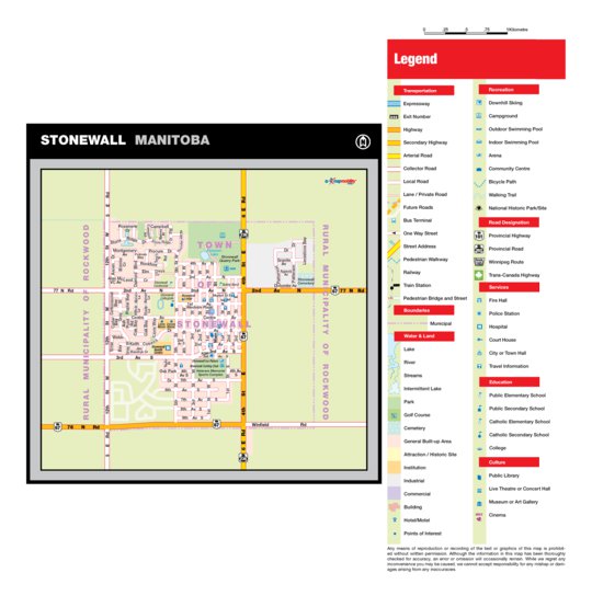Stonewall, MB Map by Mapmobility Corp. | Avenza Maps