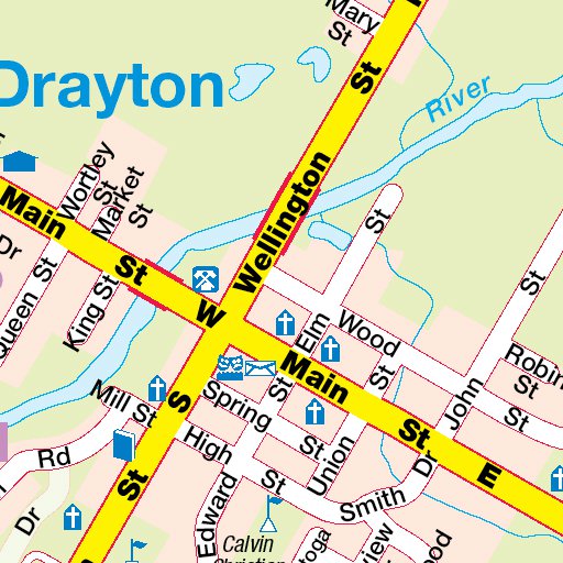 Drayton, ON Map by Mapmobility Corp. | Avenza Maps