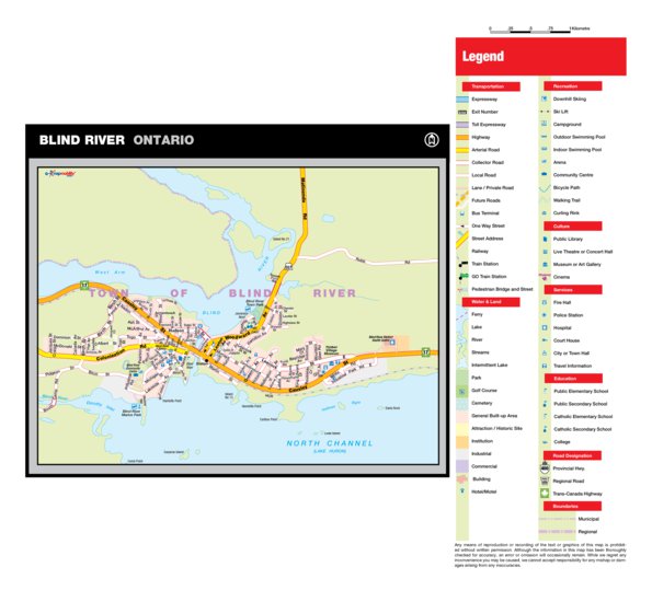 Blind River, ON Map by Mapmobility Corp. | Avenza Maps