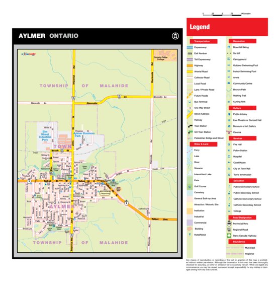 Aylmer, ON Map by Mapmobility Corp. | Avenza Maps