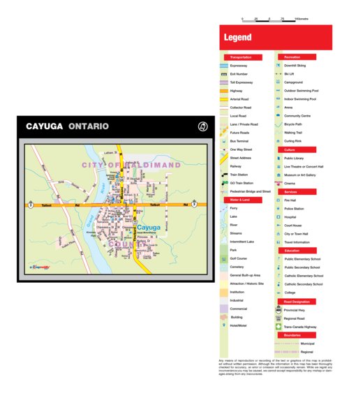 Cayuga, ON Map by Mapmobility Corp. | Avenza Maps