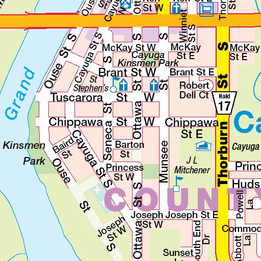 Cayuga, ON Map by Mapmobility Corp. | Avenza Maps