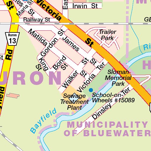 Clinton, ON Map by Mapmobility Corp. | Avenza Maps