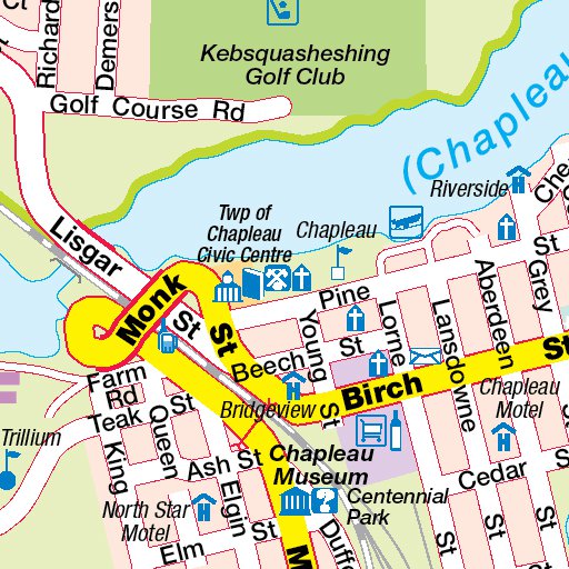 Chapleau, ON Map by Mapmobility Corp. | Avenza Maps