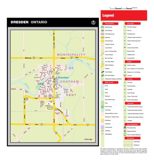 Dresden, ON Map by Mapmobility Corp. | Avenza Maps