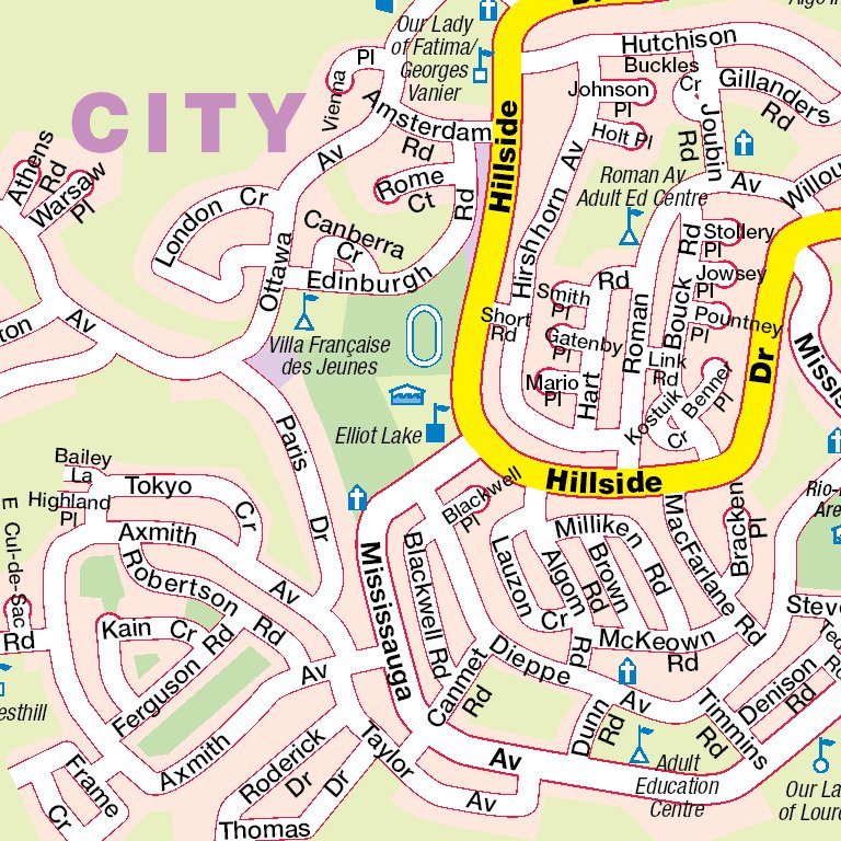 Elliot Lake, ON Map by Mapmobility Corp. | Avenza Maps