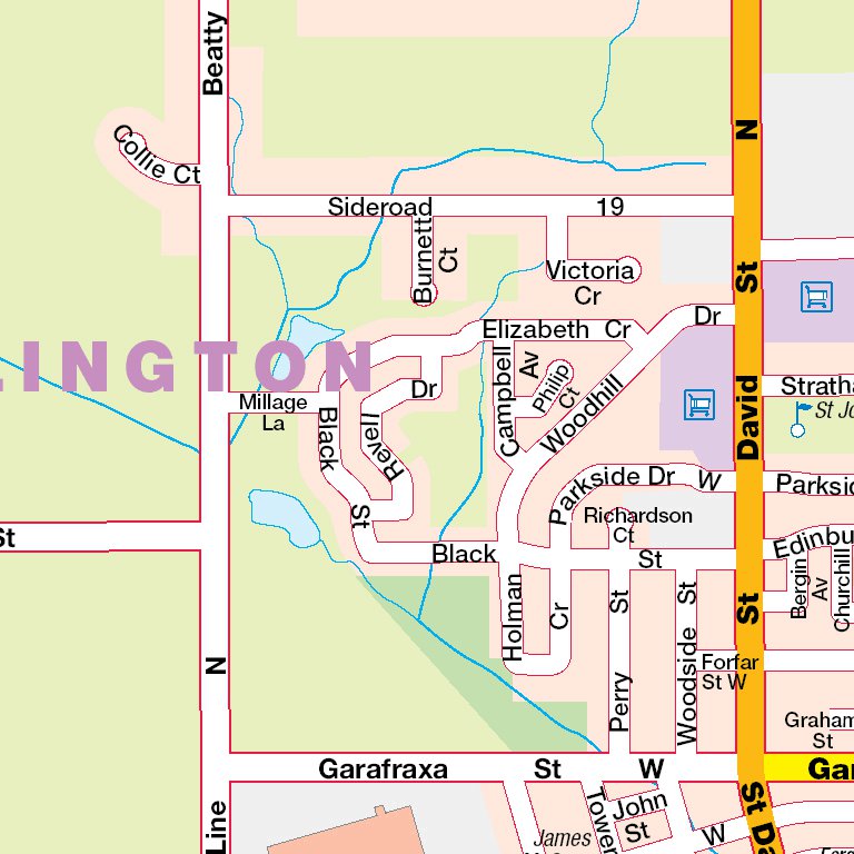 Elora and Fergus, ON Map by Mapmobility Corp. | Avenza Maps