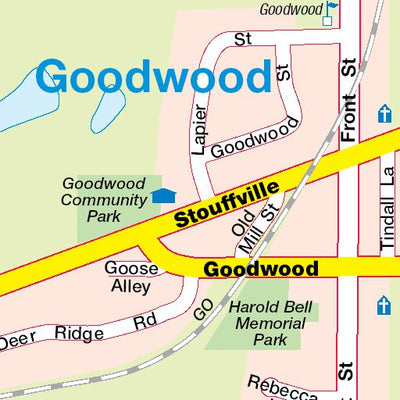 Goodwood and Coppins Corners, ON Map by Mapmobility Corp. | Avenza Maps
