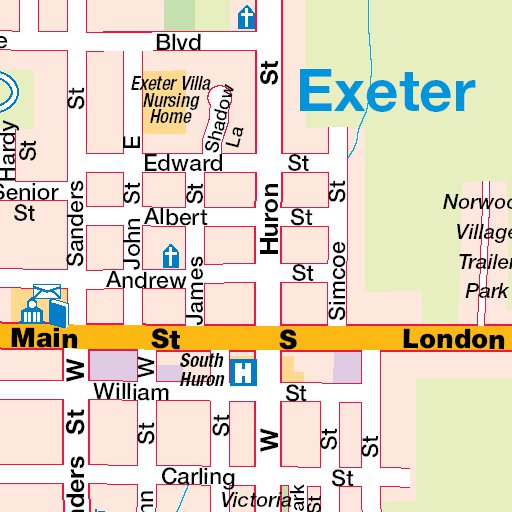 Exeter, ON Map by Mapmobility Corp. | Avenza Maps