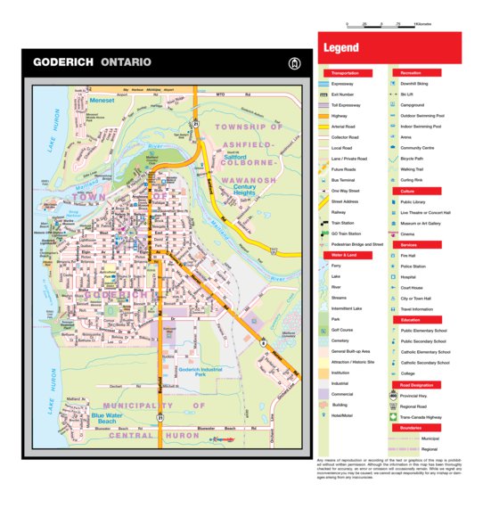 Goderich, ON Map by Mapmobility Corp. | Avenza Maps