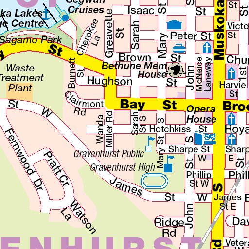 Gravenhurst, ON Map by Mapmobility Corp. | Avenza Maps