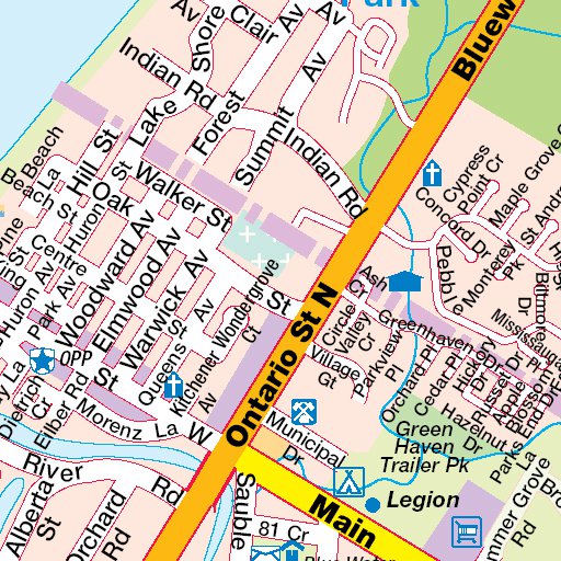 Grand Bend, ON Map by Mapmobility Corp. | Avenza Maps