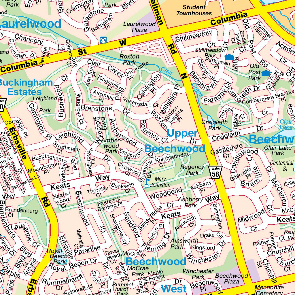 Kitchener and Waterloo, ON Map by Mapmobility Corp. | Avenza Maps