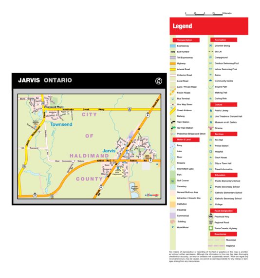 Jarvis, ON Map by Mapmobility Corp. | Avenza Maps