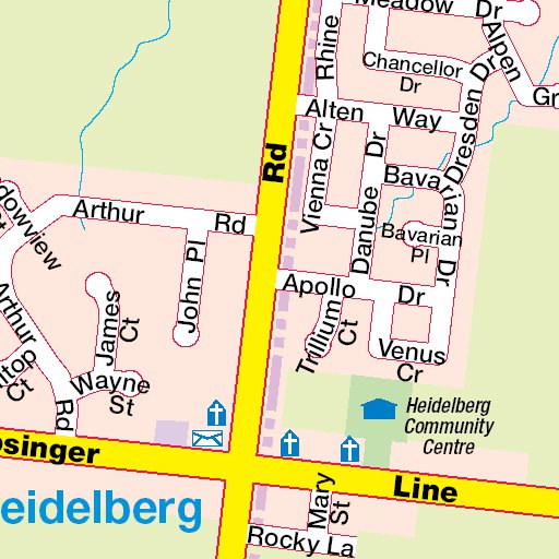 St Clements and Heidelberg, ON Map by Mapmobility Corp. | Avenza Maps