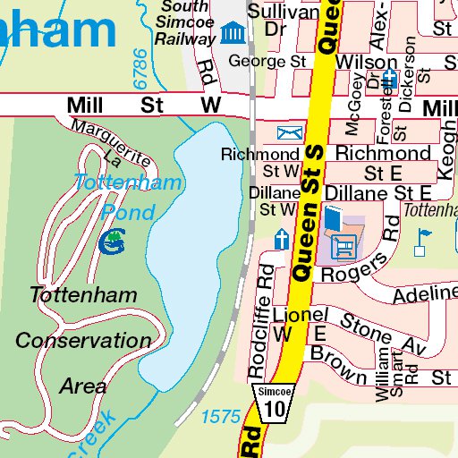 Tottenham, ON Map by Mapmobility Corp. | Avenza Maps