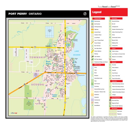 Port Perry, ON Map by Mapmobility Corp. | Avenza Maps