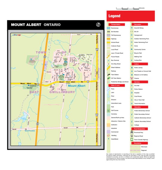 Mount Albert, ON Map by Mapmobility Corp. | Avenza Maps