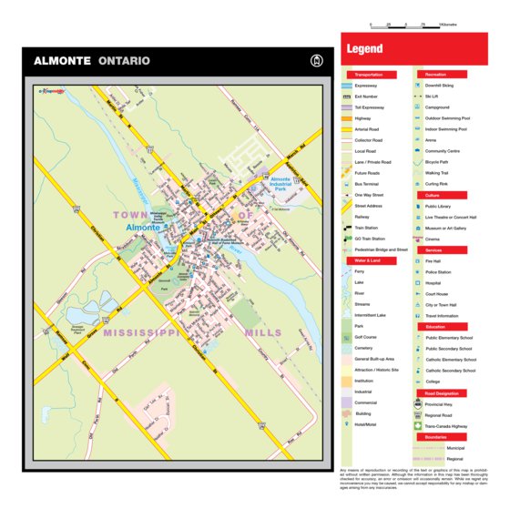 Almonte, ON Map by Mapmobility Corp. | Avenza Maps