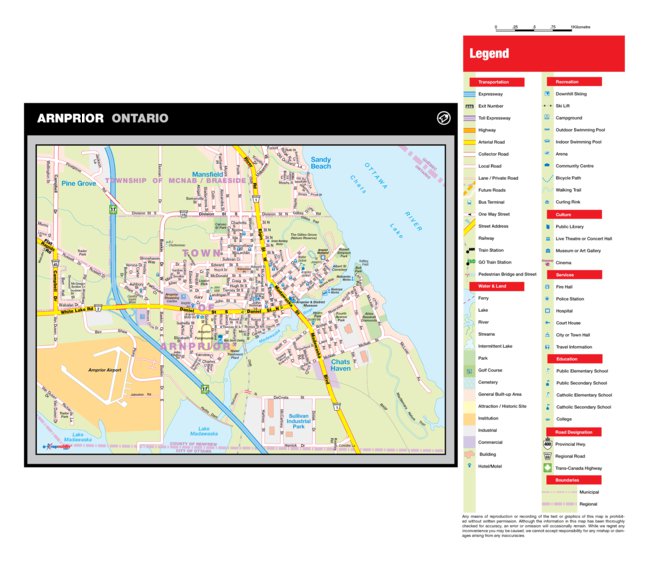 Arnprior, ON Map by Mapmobility Corp. | Avenza Maps