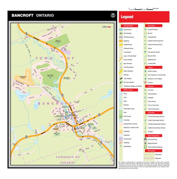 Bancroft, ON Map by Mapmobility Corp. | Avenza Maps
