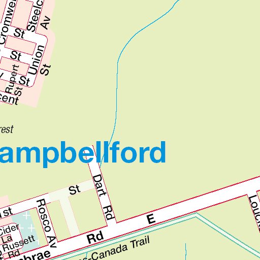 Campbellford, ON Map by Mapmobility Corp. | Avenza Maps